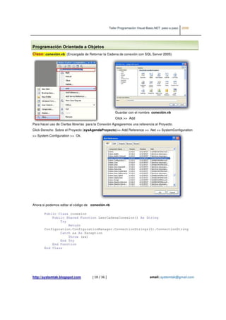 Manual visual-basic-net-sql-server-paso-a-paso-gratis | PDF