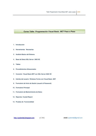 Manual visual-basic-net-sql-server-paso-a-paso-gratis | PDF