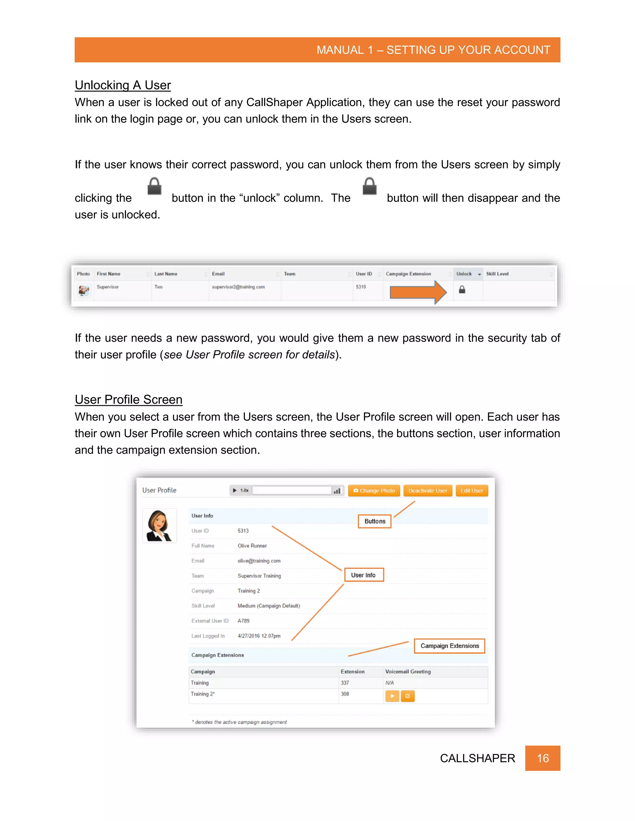 CallShaper Outbound Software Manual 1 - Setting Up your Account | PDF