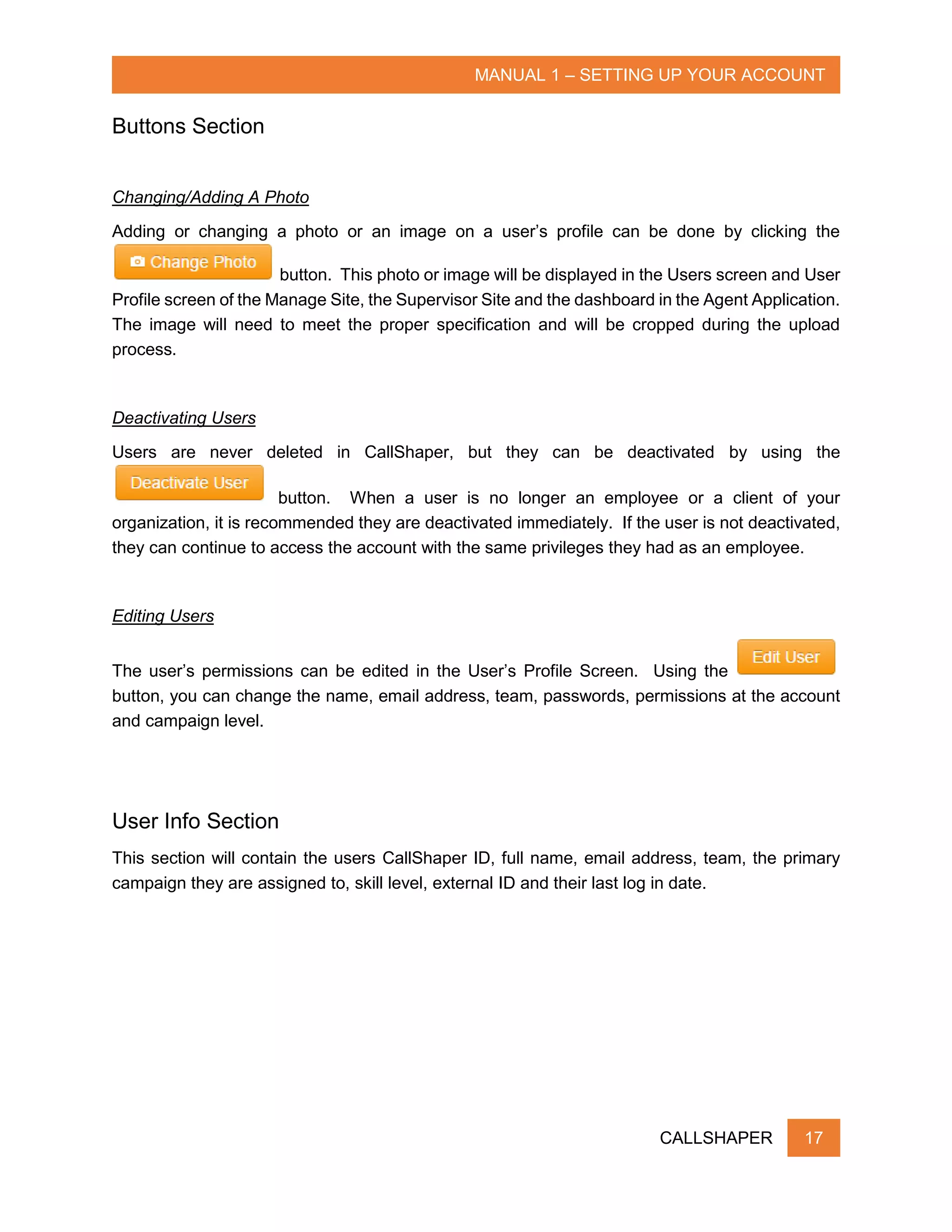 CallShaper Outbound Software Manual 1 - Setting Up your Account | PDF