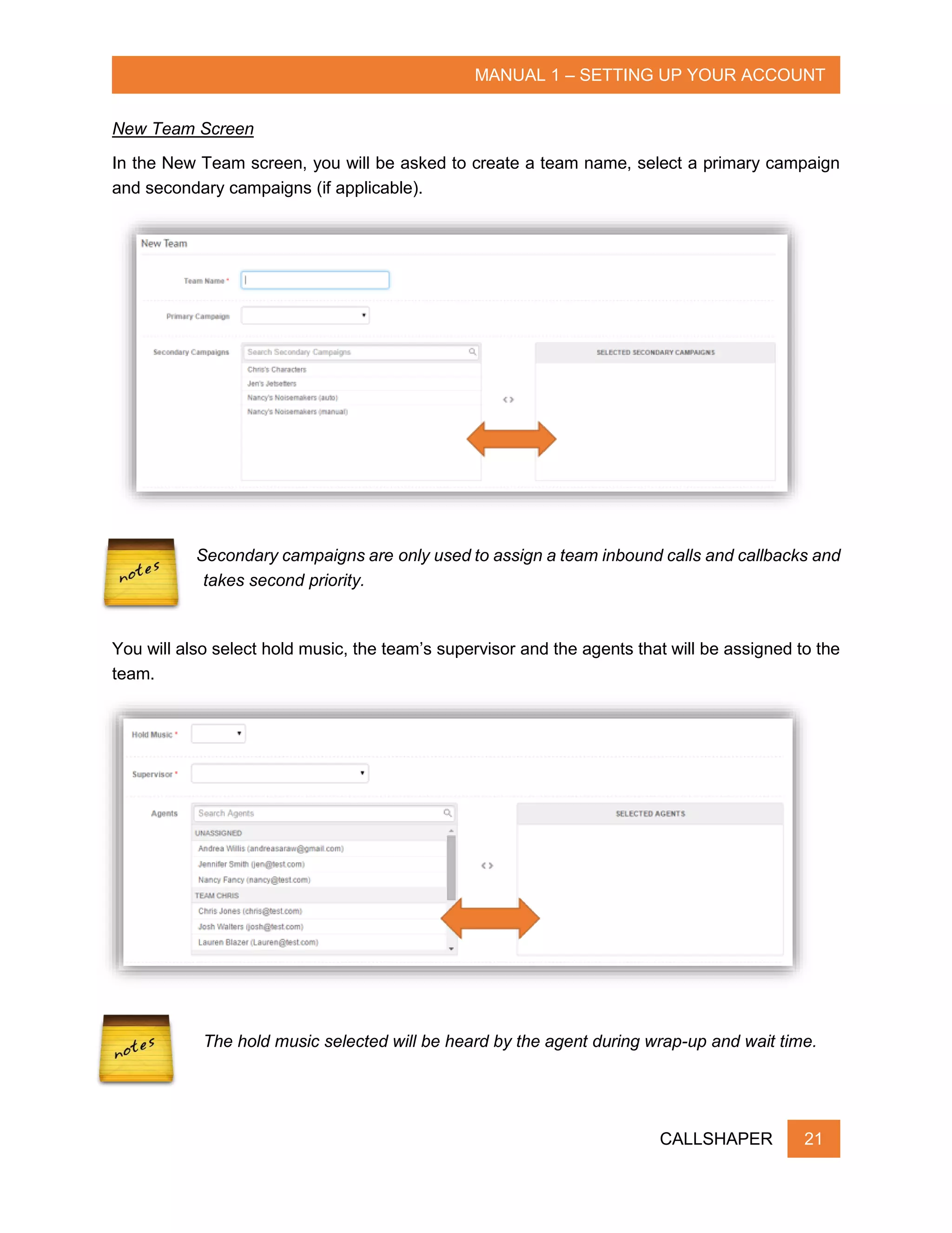 CallShaper Outbound Software Manual 1 - Setting Up your Account | PDF