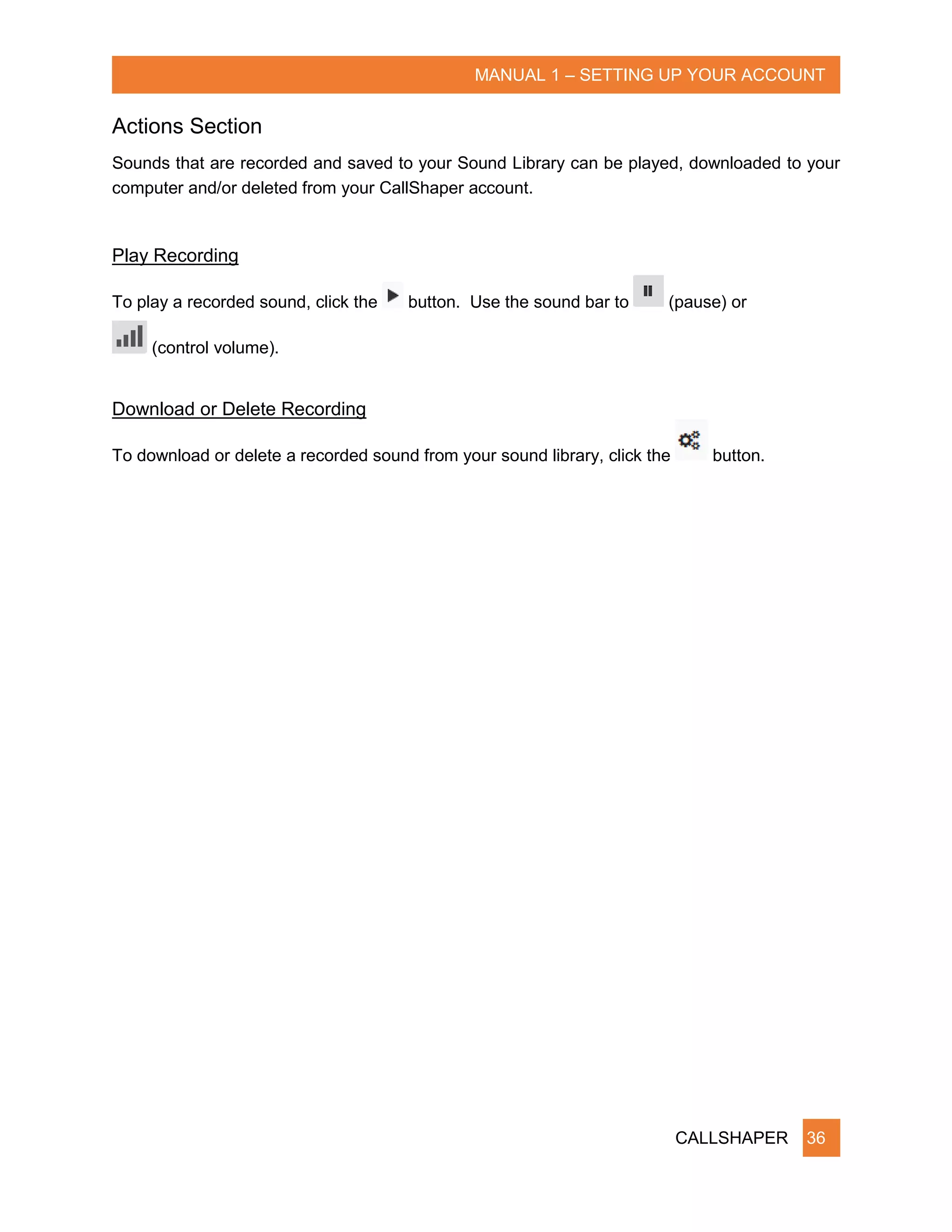 CallShaper Outbound Software Manual 1 - Setting Up your Account | PDF