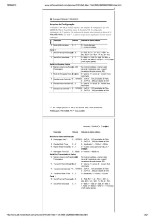 Manual 1769 ascii portugues | PDF