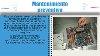 Mantenimiento Preventivo y Correctivo | PPT