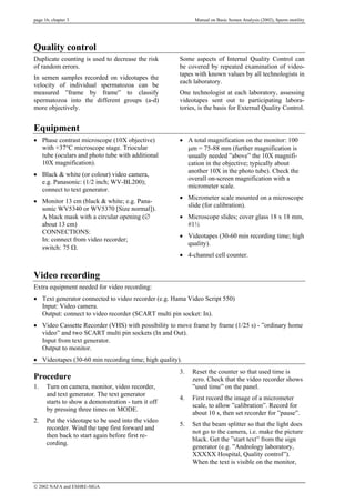 Manual on Basic Semen Analysis | PDF