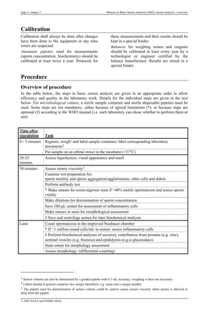 Manual on Basic Semen Analysis | PDF | Infertility | Reproductive Health