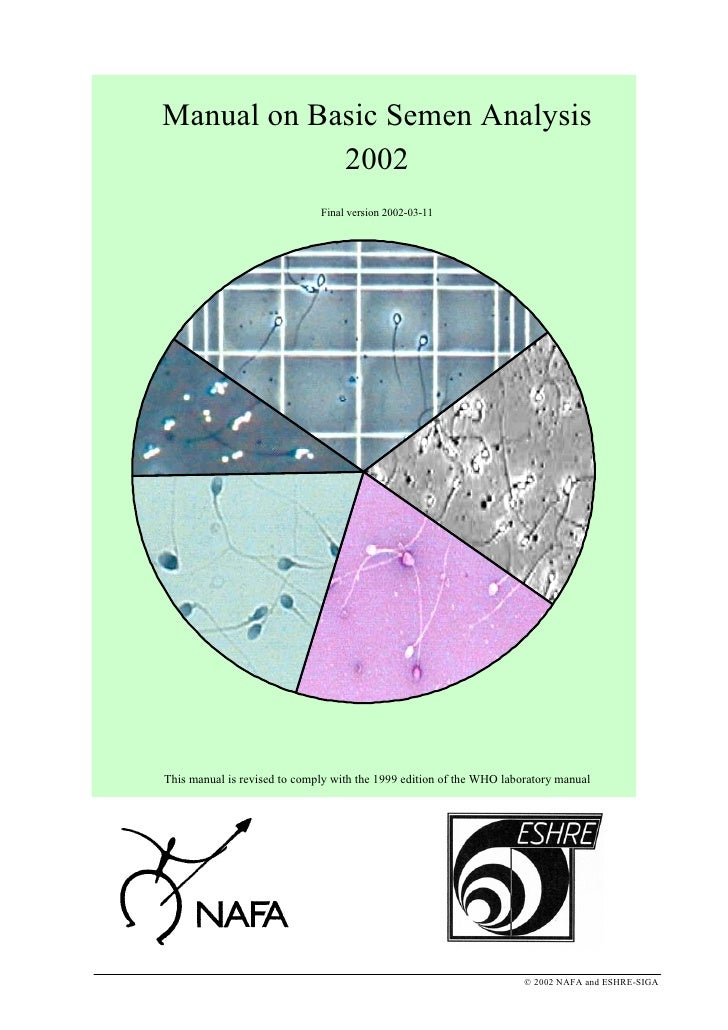 Manual on Basic Semen Analysis