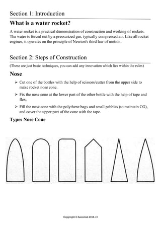 Water rocket build manual | PDF | Physics | Science