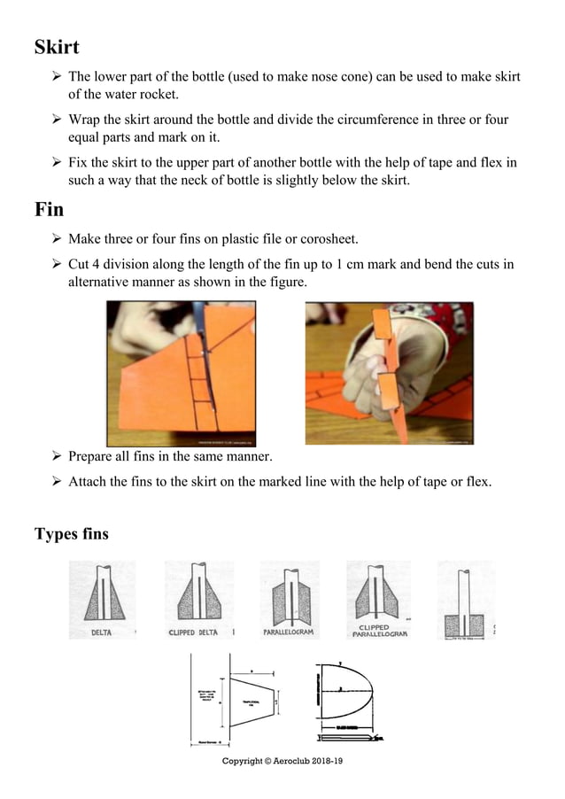 Water rocket build manual | PDF | Physics | Science