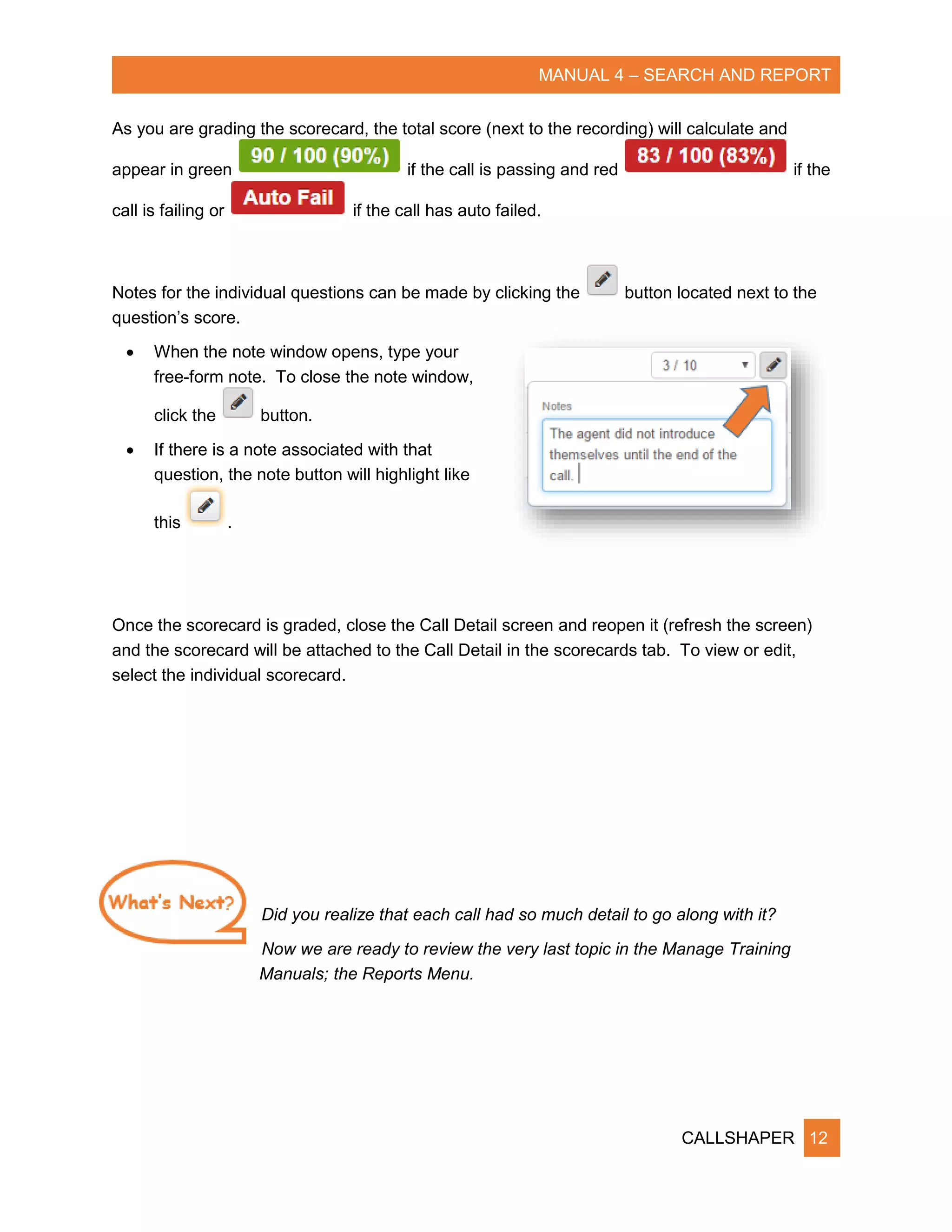 CallShaper Outbound Software Manual 4 Search and Report | PDF