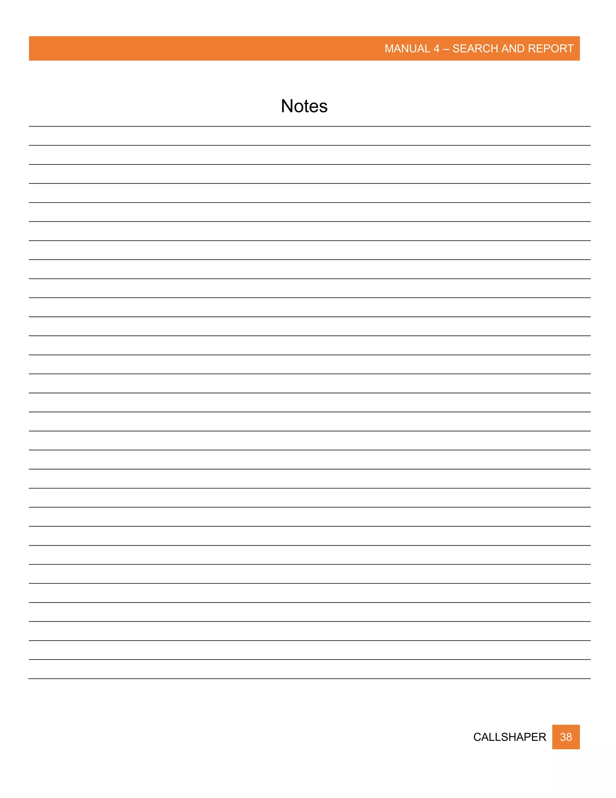 CallShaper Outbound Software Manual 4 Search and Report | PDF