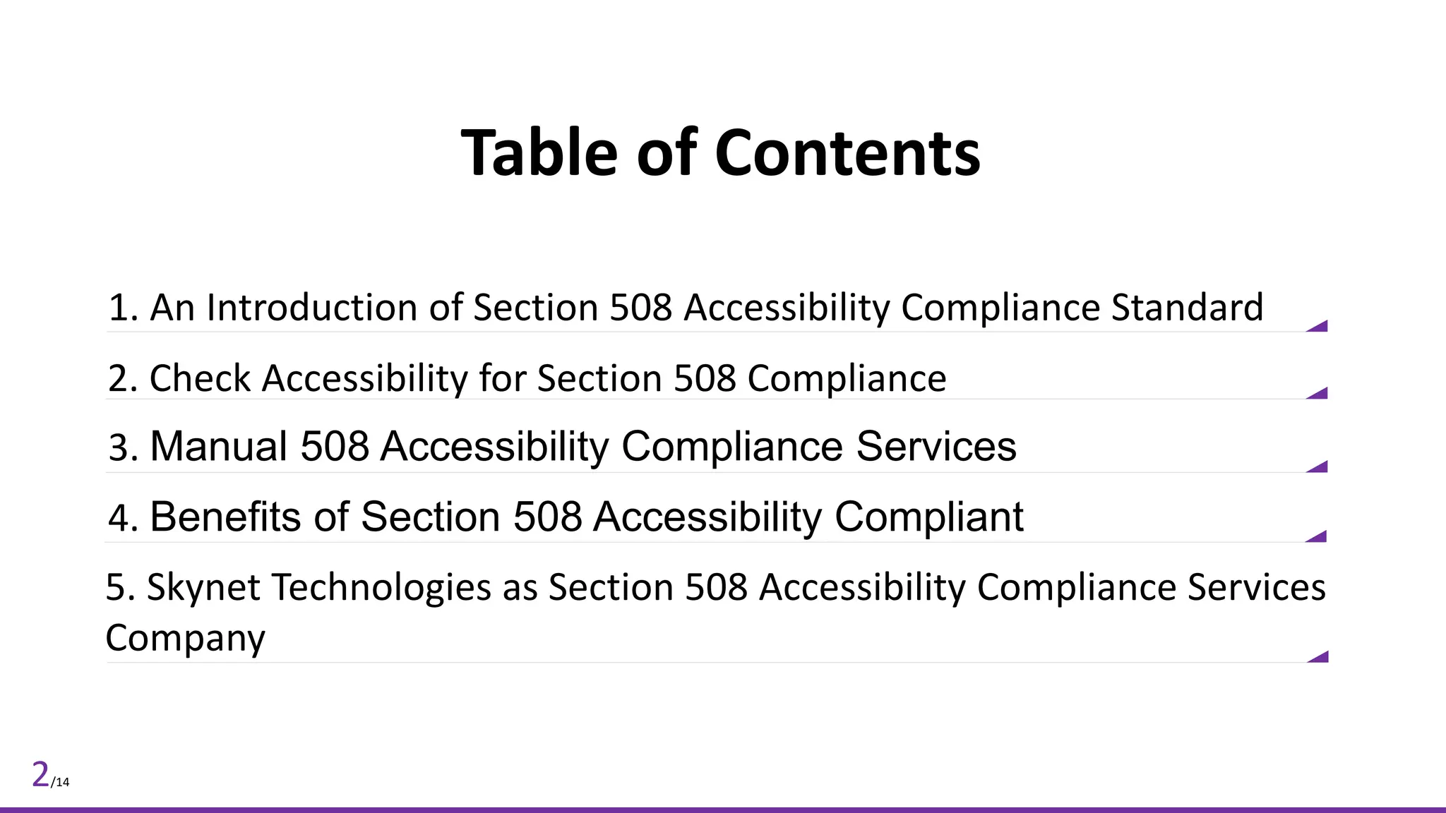 Manual Website 508 Accessibility Compliance Audit - Digital Accessibility Audit Services | PPTX ...