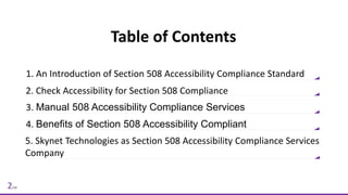Manual Website 508 Accessibility Compliance Audit - Digital ...