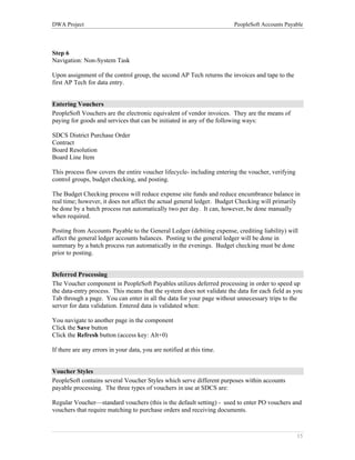 Manual - Accounts payable | PDF
