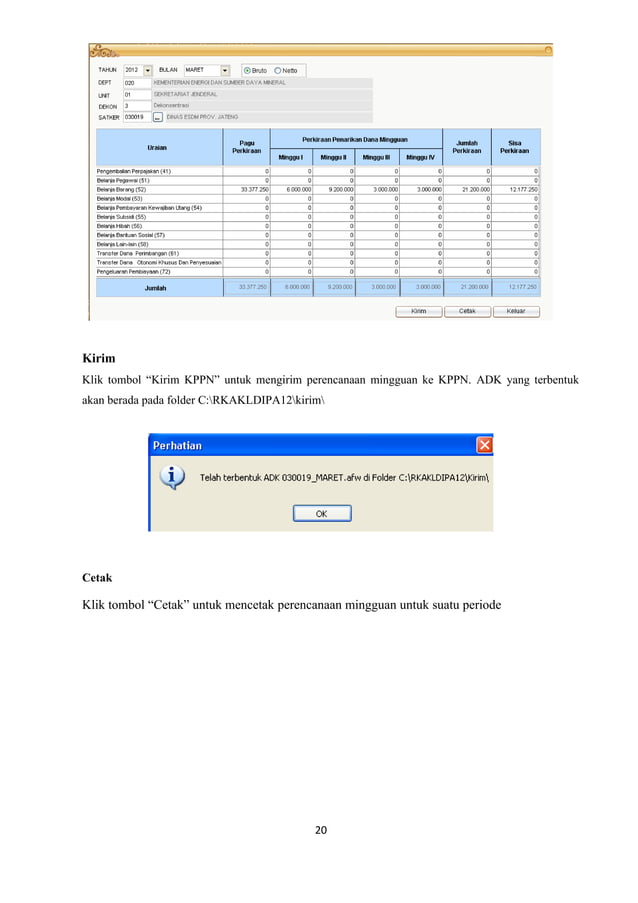 Manual afs 2012 (integrated with rkakl dipa application) (1) | PDF