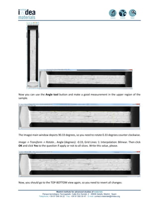 How to manually align an XCT reconstructed volume with ImageJ | PDF