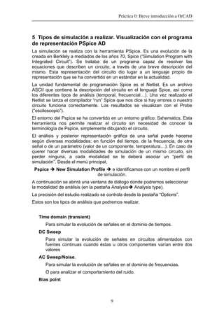 Manual al uso pspice | PDF