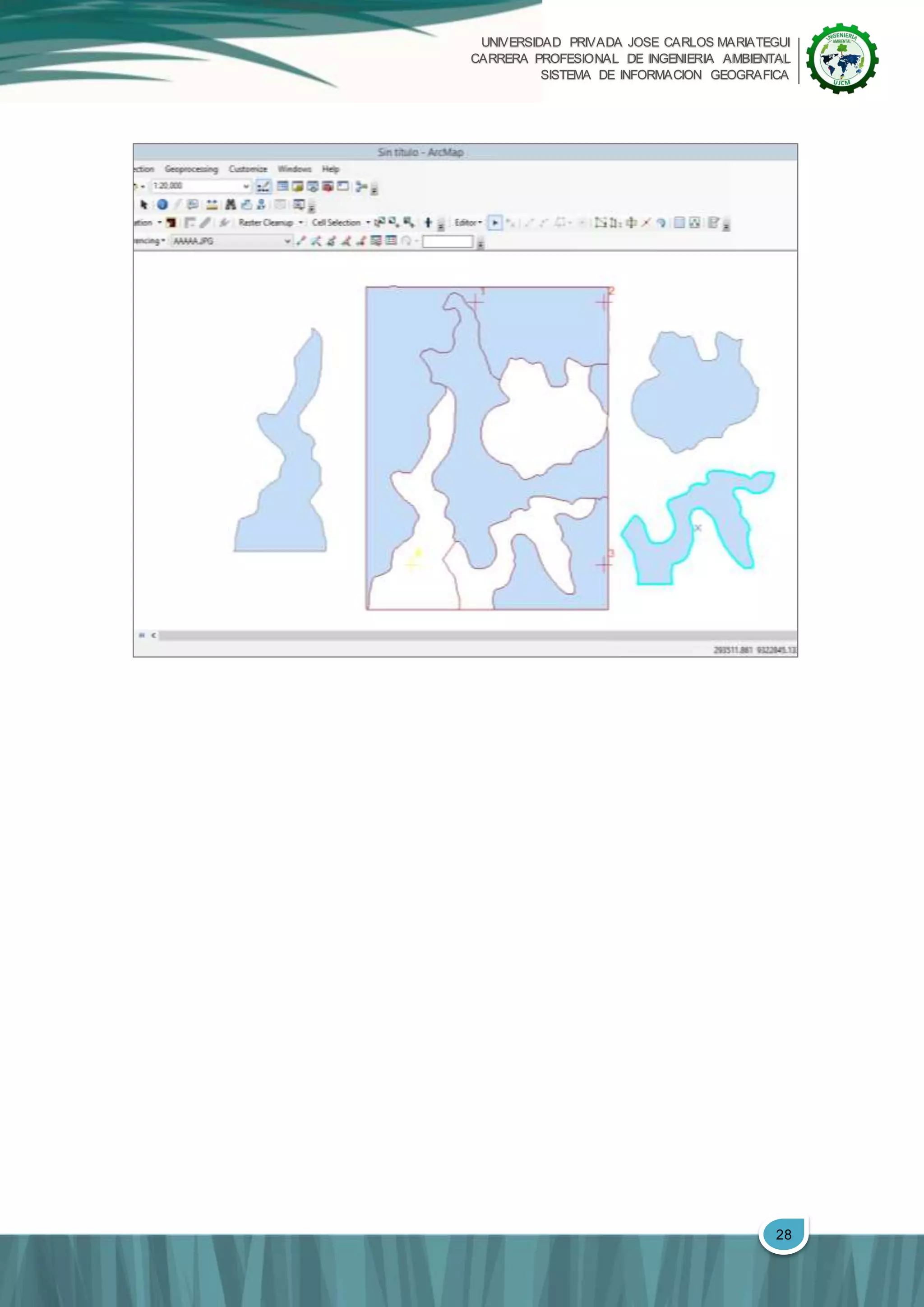 Manual analisis de imagenes arcmap 10,2 | DOCX