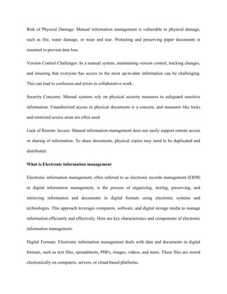 Manual and Electronic Information Management Edited.doc