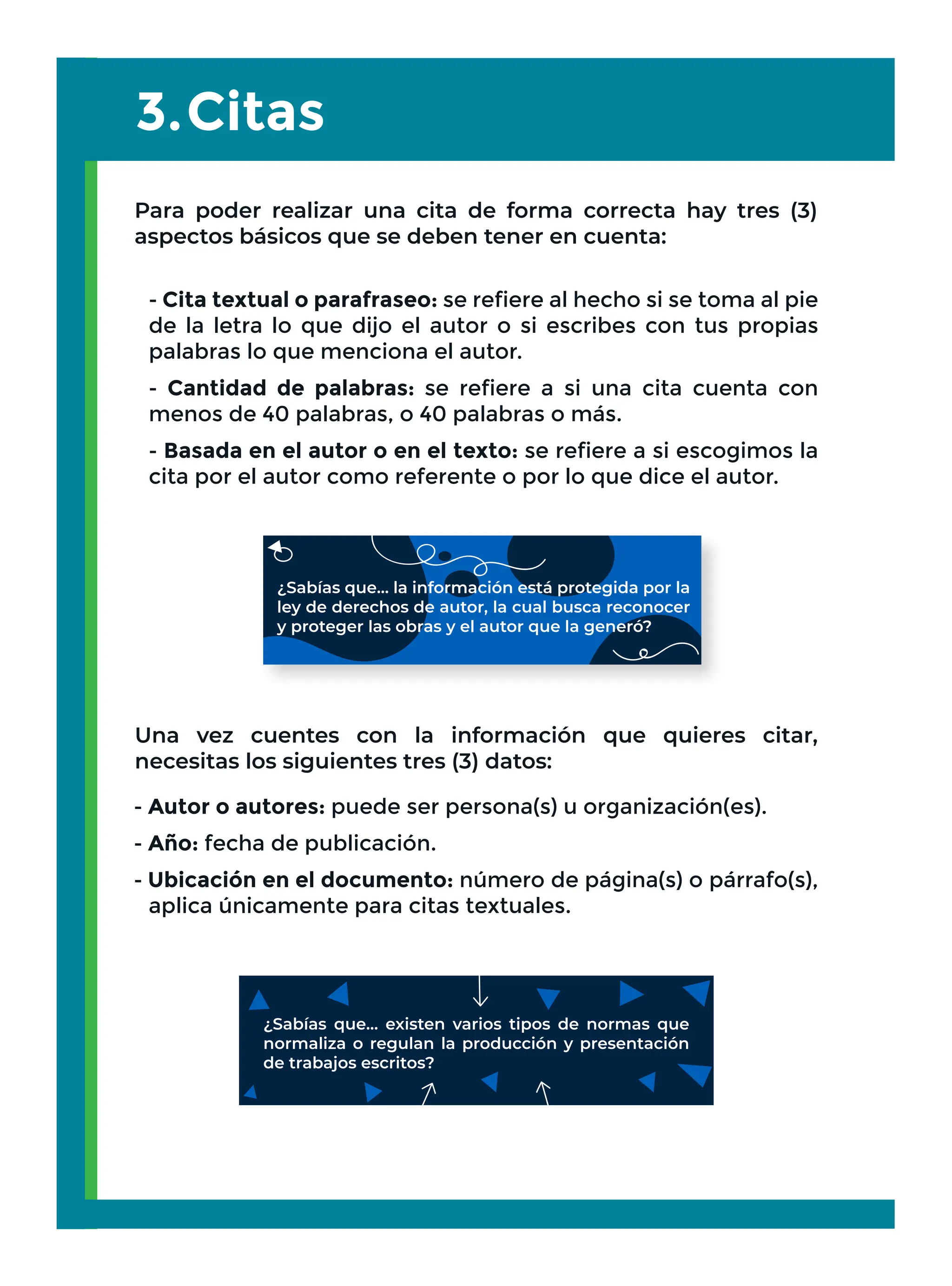 Manual para normas APA última edición CUN | PDF