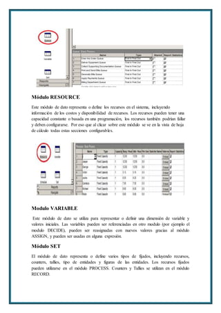 Manual Simulación con Arena. | DOCX