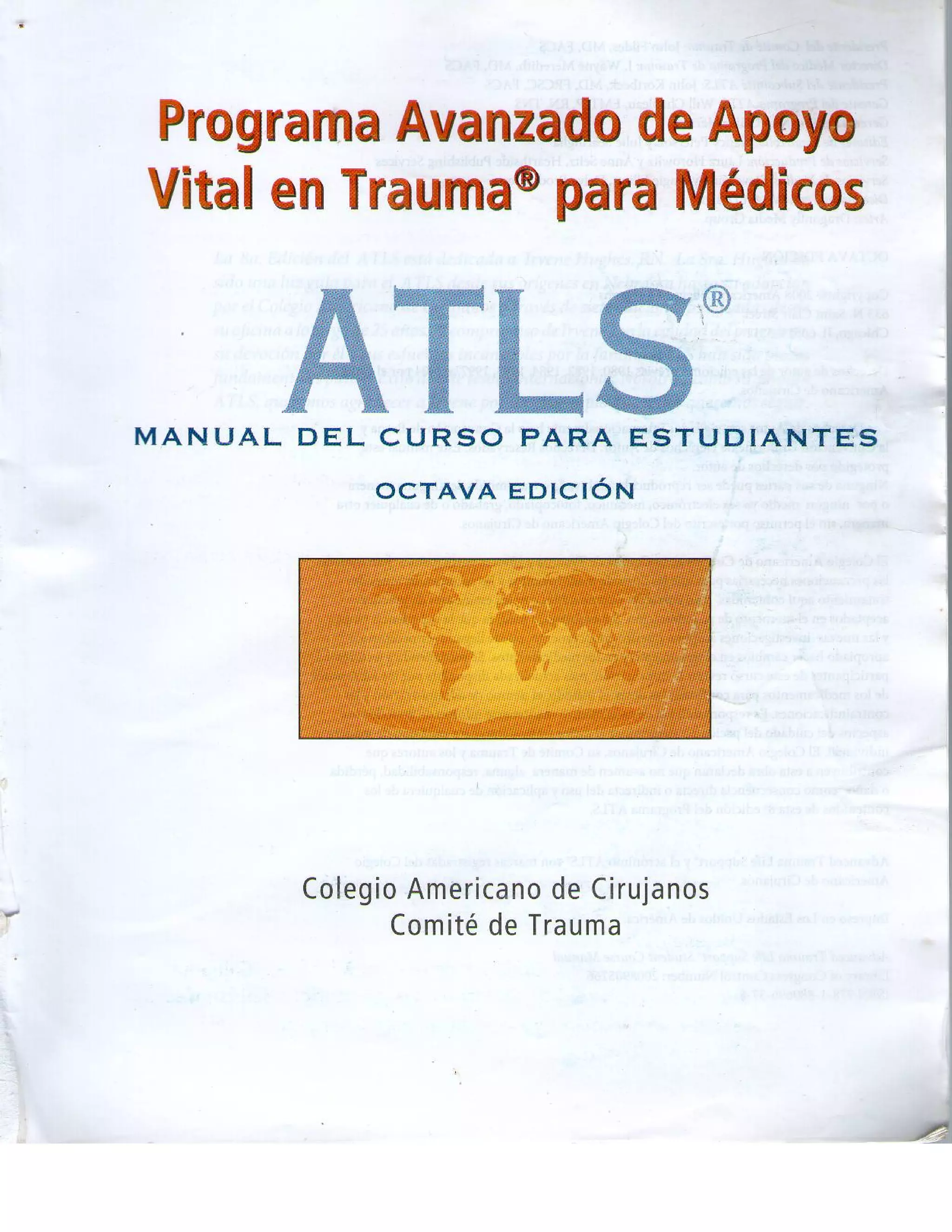 Manual atls 8ª edicion | PDF