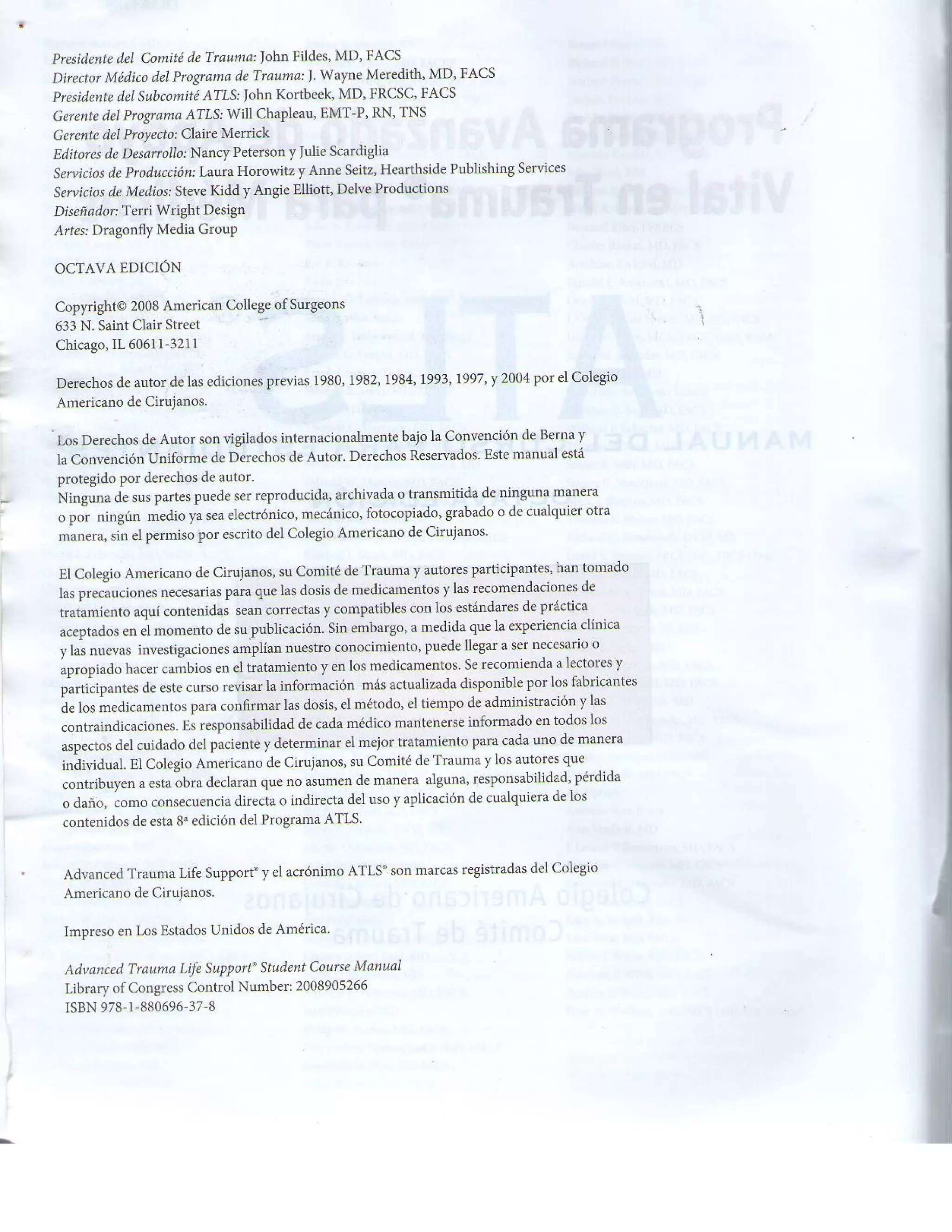 Manual atls 8ª edicion | PDF
