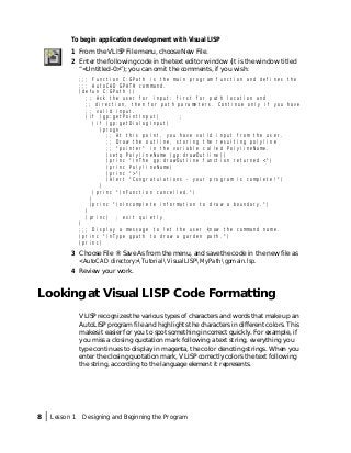 (Manual) auto cad 2000 visual lisp tutorial (autocad) | PDF | Desktop Publishing | Computer ...