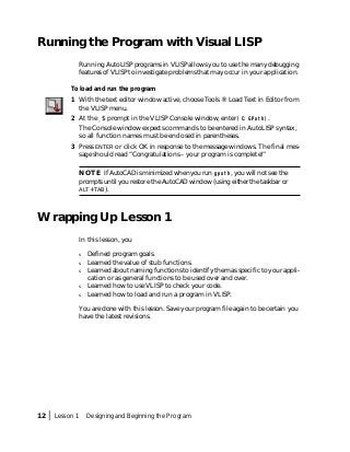 (Manual) auto cad 2000 visual lisp tutorial (autocad) | PDF | Desktop Publishing | Computer ...