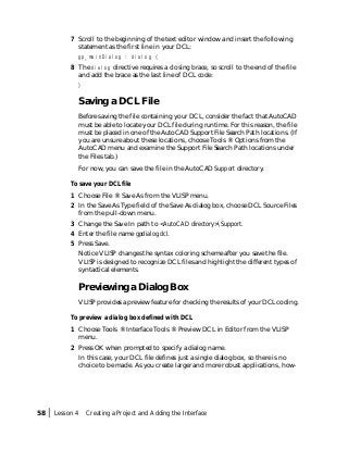(Manual) auto cad 2000 visual lisp tutorial (autocad) | PDF