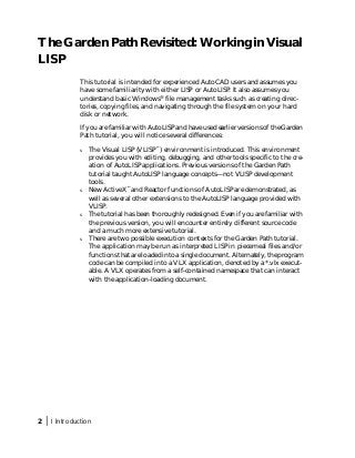 (Manual) auto cad 2000 visual lisp tutorial (autocad) | PDF