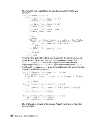 (Manual) auto cad 2000 visual lisp tutorial (autocad) | PDF