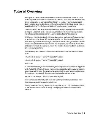 (Manual) auto cad 2000 visual lisp tutorial (autocad) | PDF