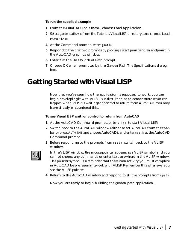 (Manual) auto cad 2000 visual lisp tutorial (autocad) | PDF | Desktop Publishing | Computer ...