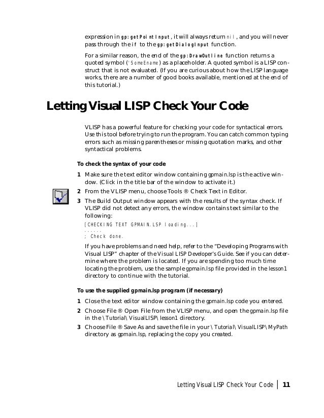 Manual Auto Cad 2000 Visual Lisp Tutorial Autocad Pdf Desktop Publishing Computer