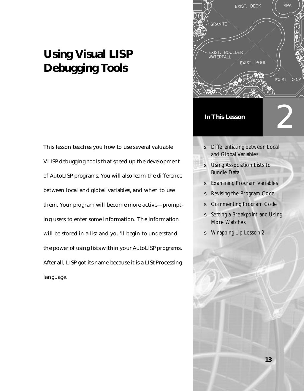 (Manual) auto cad 2000 visual lisp tutorial (autocad) | PDF | Desktop Publishing | Computer ...