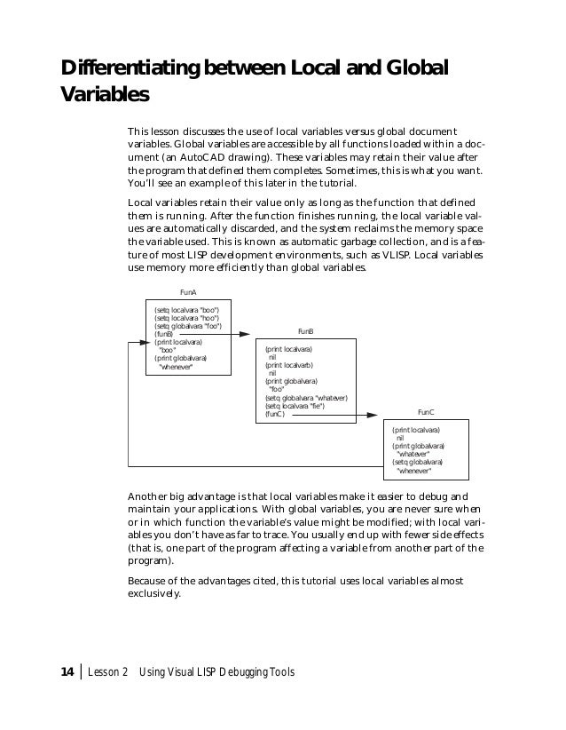 (Manual) auto cad 2000 visual lisp tutorial (autocad) | PDF