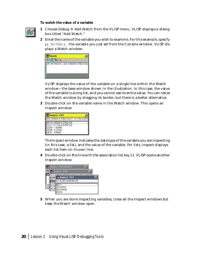 Manual Auto Cad 2000 Visual Lisp Tutorial Autocad Pdf