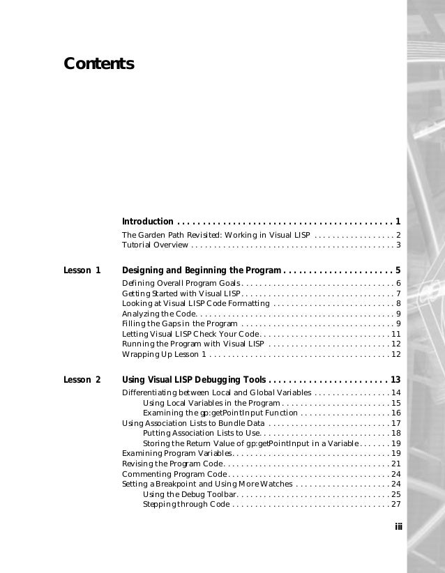 Manual Auto Cad 2000 Visual Lisp Tutorial Autocad Pdf Desktop Publishing Computer