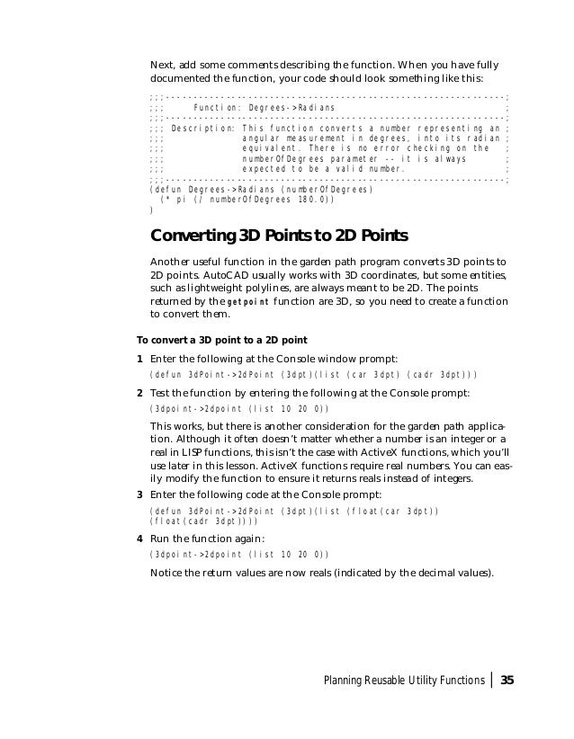 Manual Auto Cad 2000 Visual Lisp Tutorial Autocad Pdf