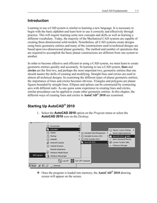 Manual autocad 2010 english | PDF