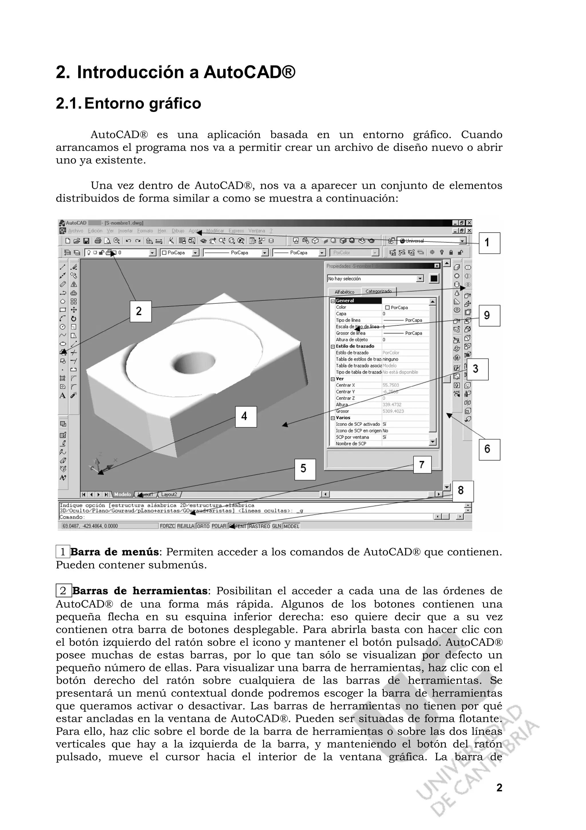 Manual auto cad con ejercicios | PDF