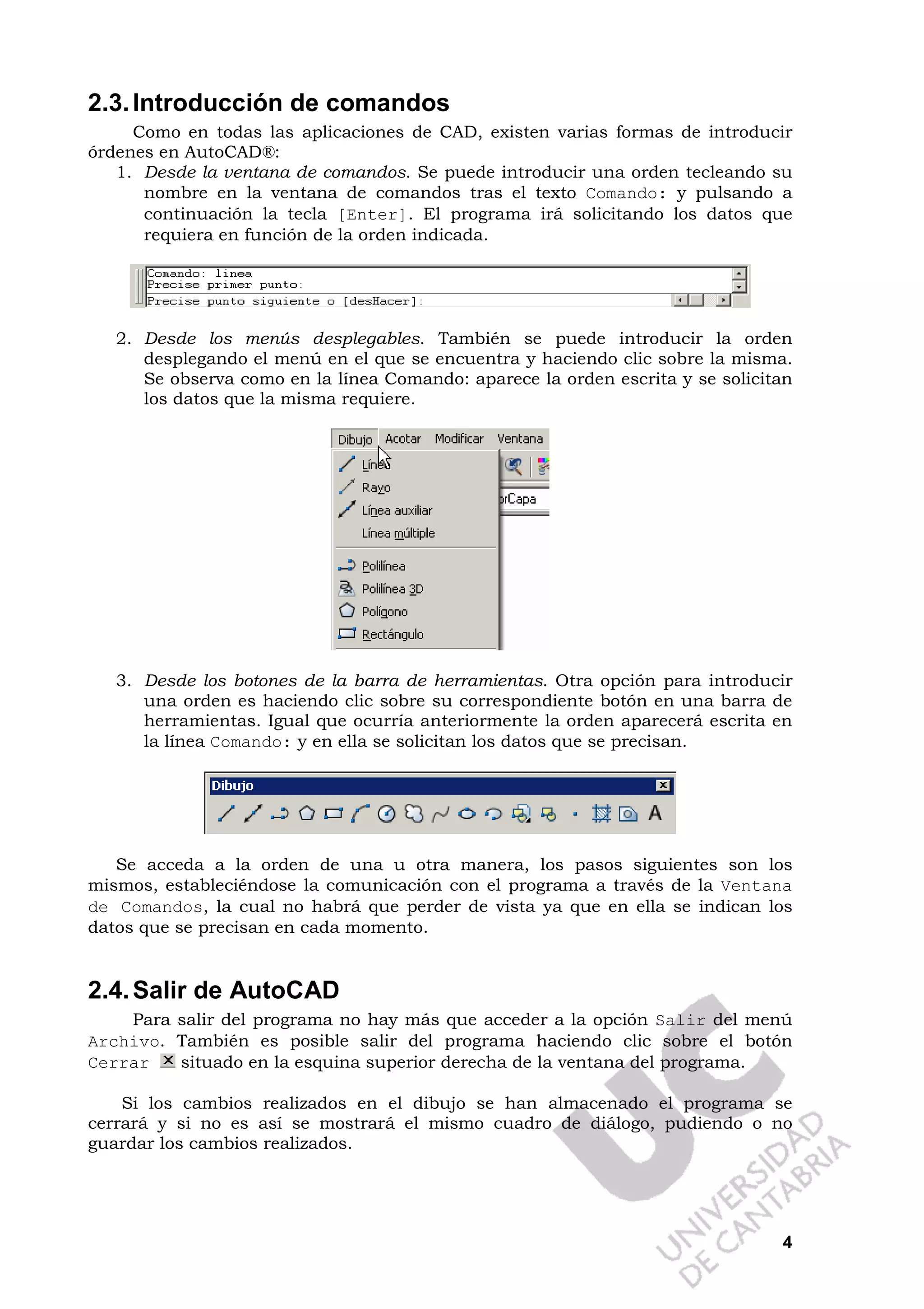 Manual auto cad con ejercicios | PDF