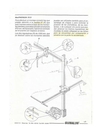 Manual bancada globaljig | PDF