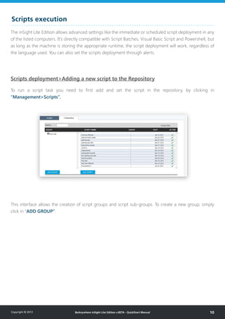 Manual BASE Insight Lite Edition (En) | PDF