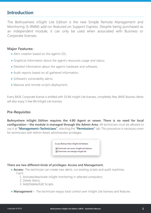 Manual BASE Insight Lite Edition (En) | PDF