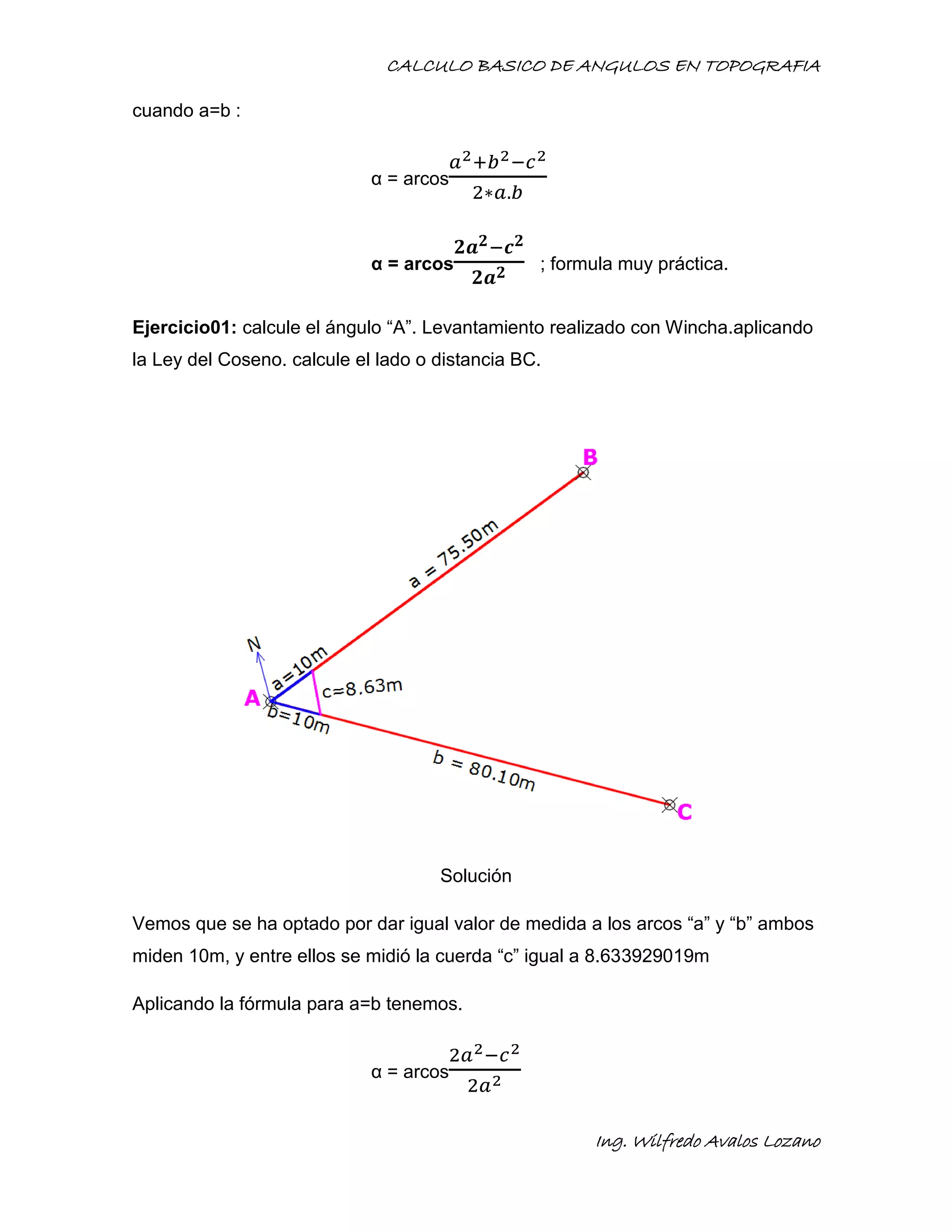 Manual basico calculo de angulos | PDF