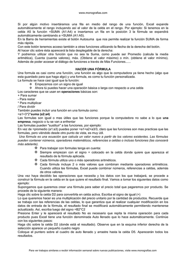 Manual basico de computacion(power point word-excel) | PDF