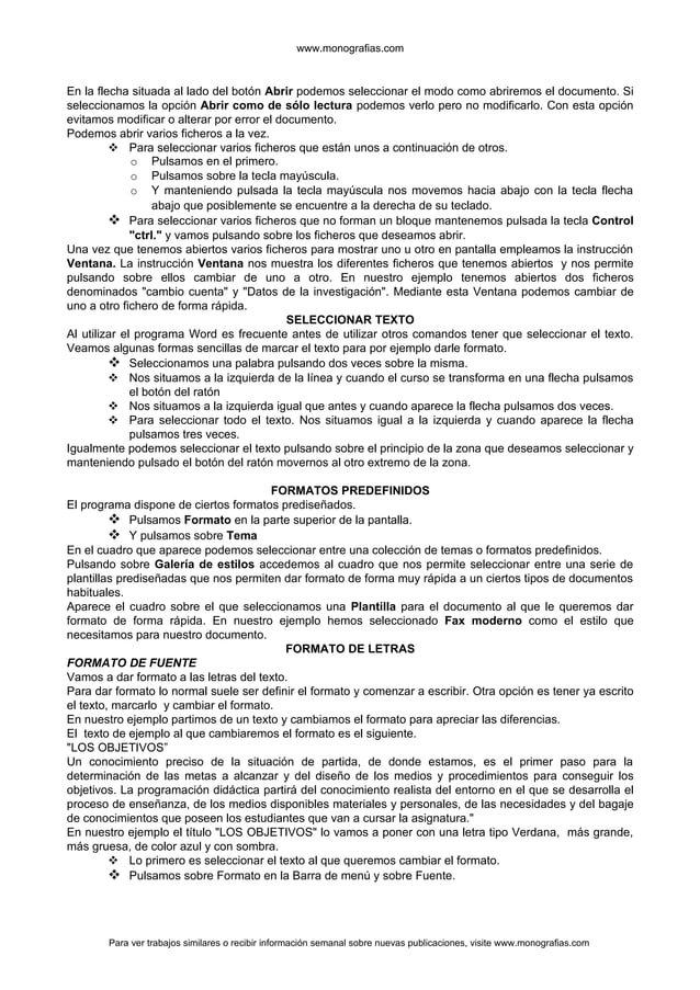 Manual basico de computacion(power point word-excel) | PDF