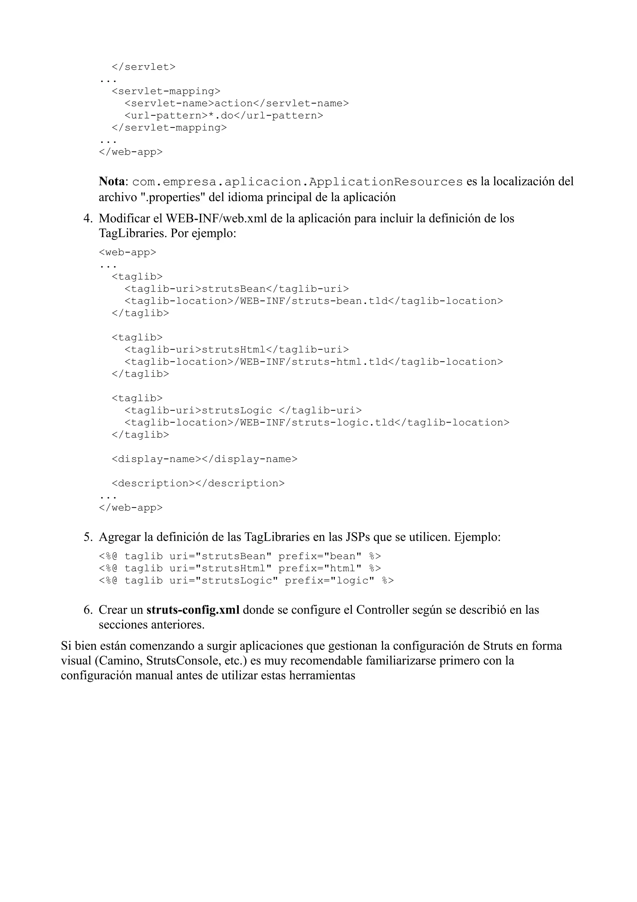 Manual Basico De Struts | PDF